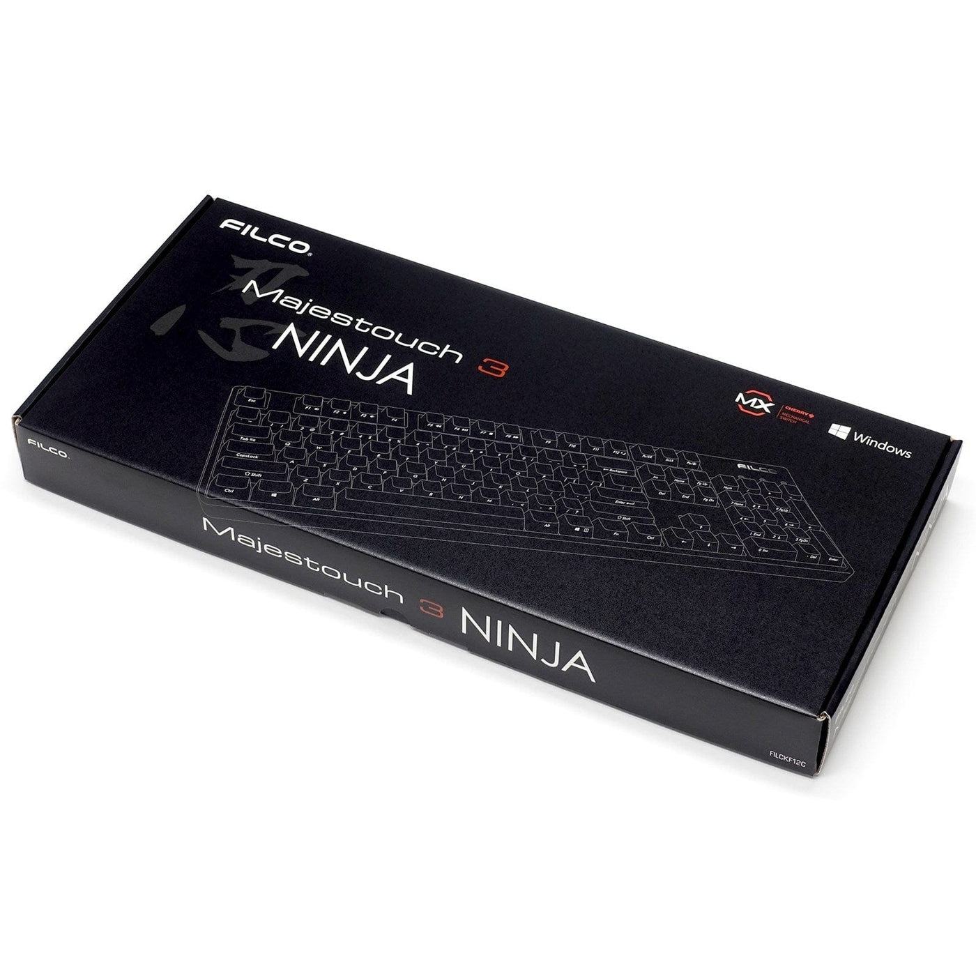 Bàn phím cơ fullsize Filco 3 Ninja PBT | Phong Cách Xanh