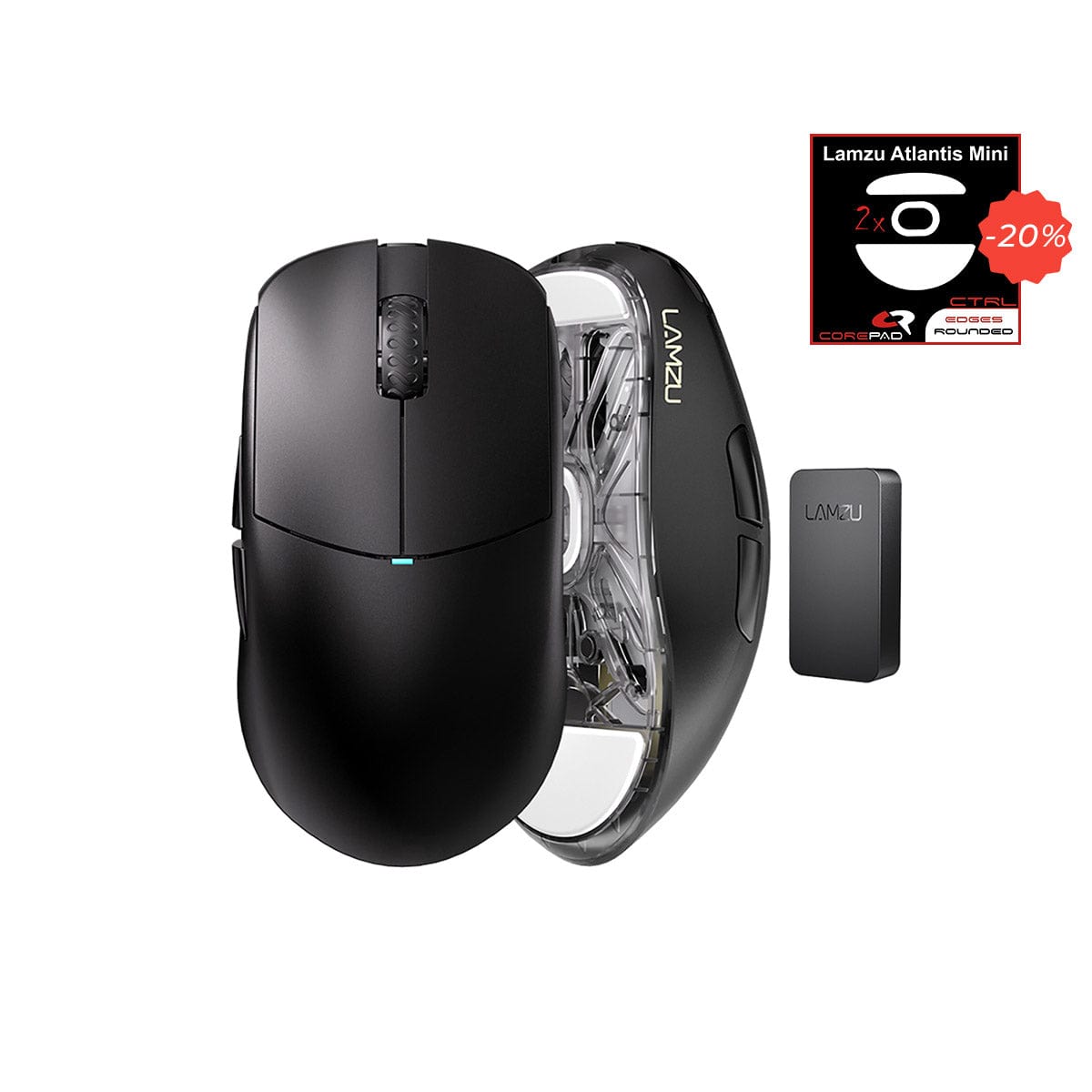 Lamzu Atlantis Mini 4K + feet Corepad | Phong Cách Xanh