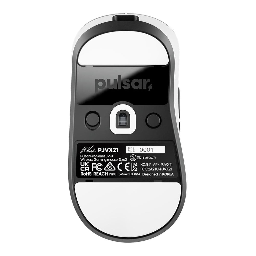 Chuột Pulsar JV-X ergonomic 56g 8KHz | Phong Cách Xanh