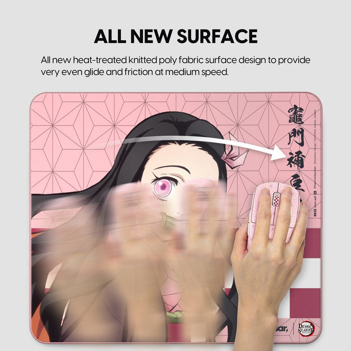 Lót chuột Pulsar x Demon Slayer eS2 Nezuko 490x420 | Phong Cách Xanh