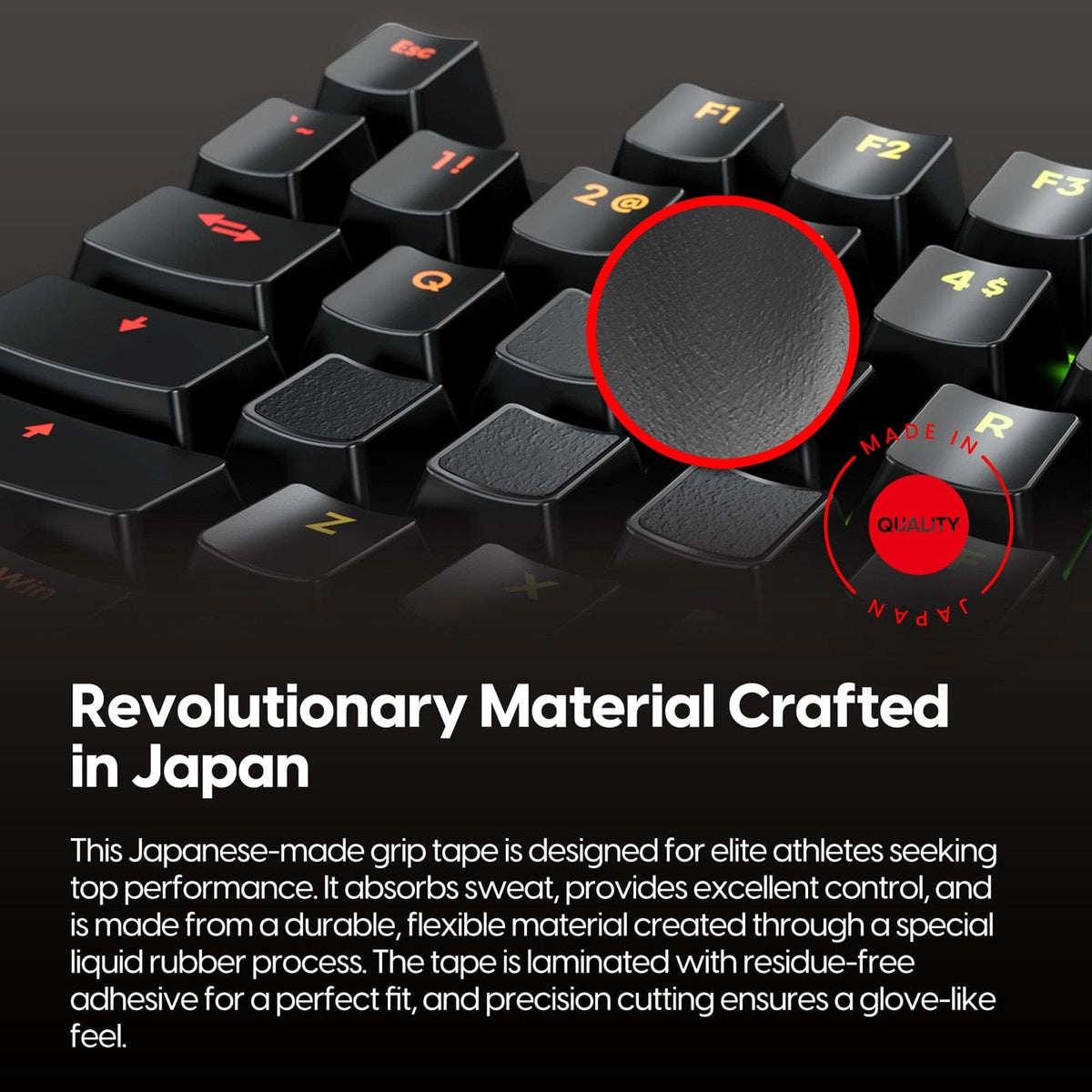 Grip tape Pulsar Supergrip keyboard precut | Phong Cách Xanh